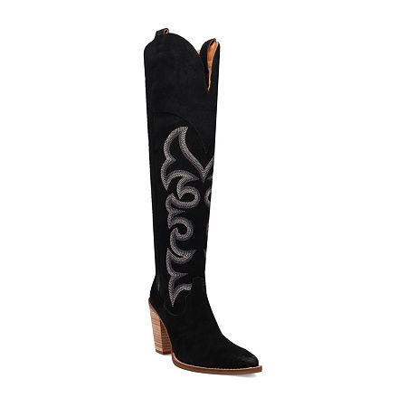 Click here for Dingo Womens Primadonna Suede Stacked Heel Cowboy... prices