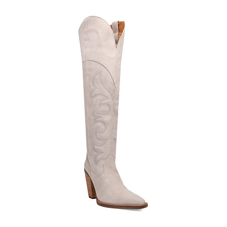 Click here for Dingo Womens Primadonna Suede Stacked Heel Cowboy... prices