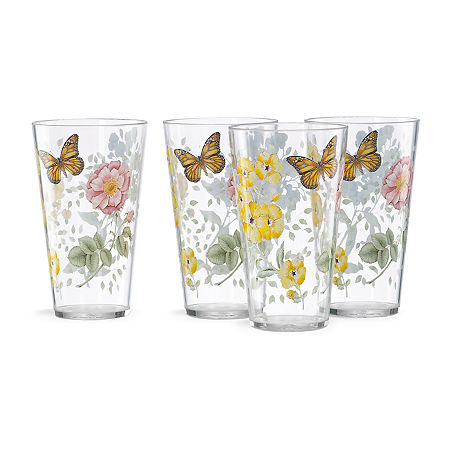 Click here for Lenox Butterfly Meadow Acrylic Highball Glasses  S... prices