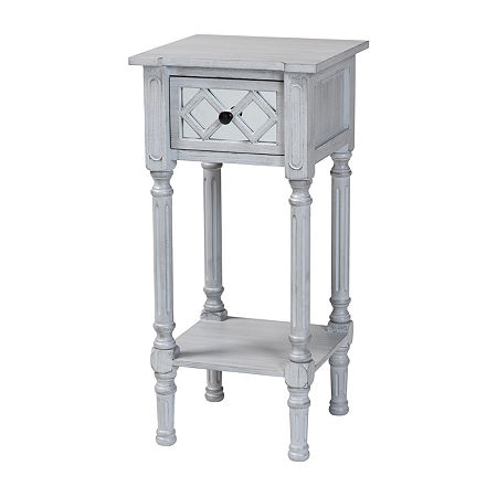 Click here for Gellert 1-Drawer End Table  One Size  Gray prices