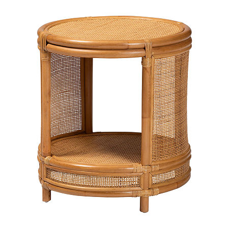 Click here for Louis Rattan End Table  One Size  Brown prices