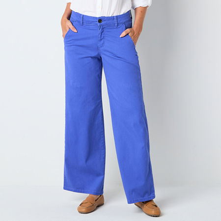 Click here for St. Johns Bay Womens Wide Leg Mid Rise Trouser  10... prices