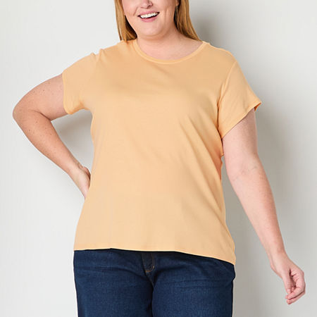 Click here for Liz Claiborne Womens Crew Neck Short Sleeve Plus T... prices