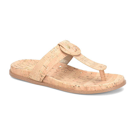 Click here for Korks Audie Womens T-Strap Footbed Sandals  6 Medi... prices