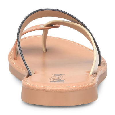 Korks Womens Catarina Toe Ring Strap Flat Sandals - JCPenney