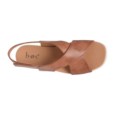 BOC by Born Mattie Womens Adjustable Strap Footbed Sandals, Color: Dark ...