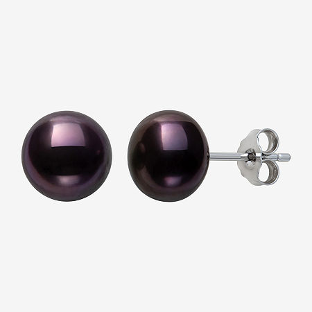 Click here for Dyed Black Cultured Freshwater Pearl Sterling Silv... prices