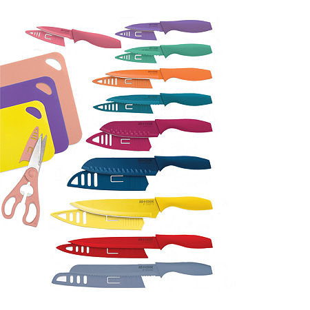Click here for Art And Cook Multicolor 25-pc. Cutting Board and K... prices