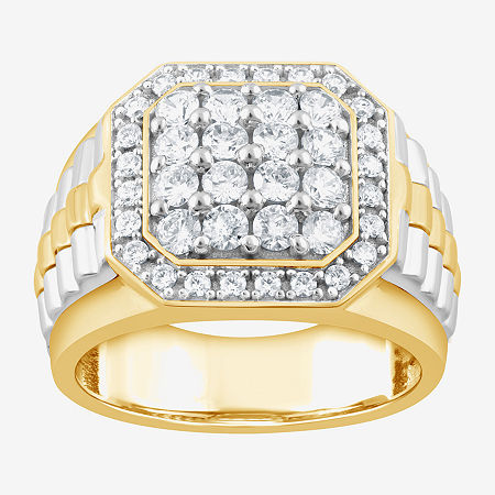 Click here for (F Si2) Mens 1 1/2 CT. T.W. Lab Grown Diamond 10K... prices