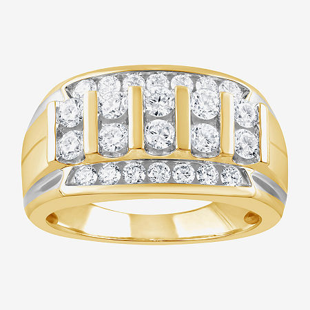 Click here for F / Vs2 Mens 1 1/2 CT. T.W. Lab Grown White Diamon... prices