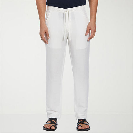 Click here for Cubavera 30 Inseam Linen Drawstring Mens Regular F... prices