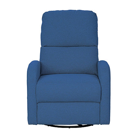 Click here for INK+IVY Curved Slope-Arm Recliner  One Size  Blue prices