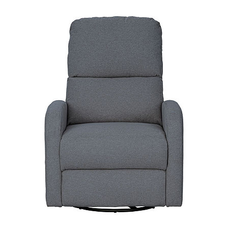 Click here for INK+IVY Curved Slope-Arm Recliner  One Size  Gray prices