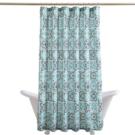 Click here for Jenny Martinez Shower Curtain  One Size  Blue prices