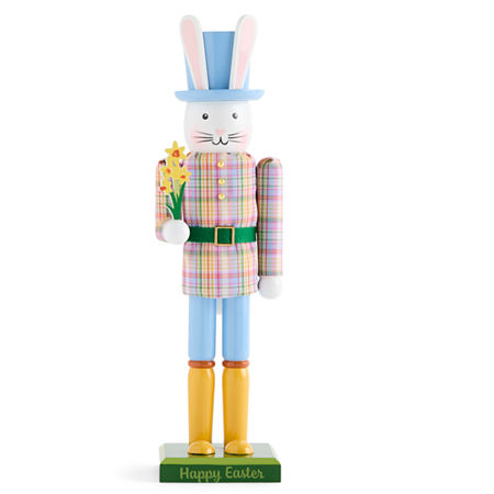 Click here for Layerings Boy Bunny Wood Nutcracker  One Size  Blu... prices