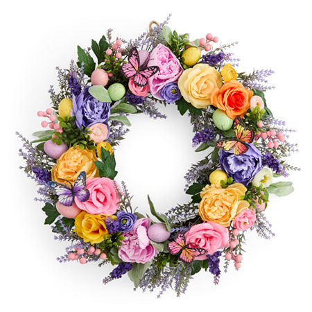 Click here for Layerings Lavender Fields Wreath  One Size  Purple prices