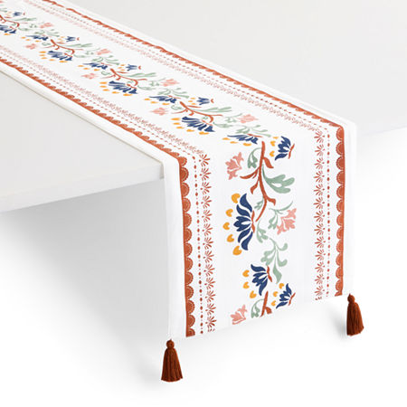 Click here for Jenny Martinez Floral Table Runner  One Size  Mult... prices