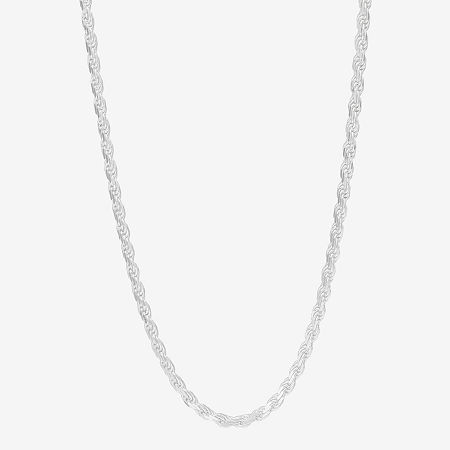 Click here for Made in Italy Mens Sterling Silver 24 Inch Rope Ch... prices