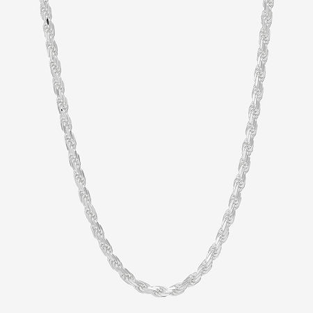 Click here for Made in Italy Mens Sterling Silver 24 Inch Rope Ch... prices