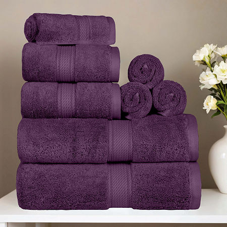 Click here for Superior Egyptian Cotton 8-Pc. Towel Set - Plum prices