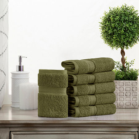 Click here for Superior 100 Egyptian Cotton 6-Pc Face Towel Set -... prices