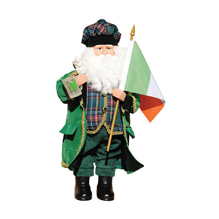 Santas Workshop 15in. Irish Santa Claus
