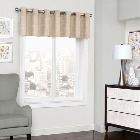 Click here for Eclipse Trevi Grommet Top Scallop Valance  One Siz... prices