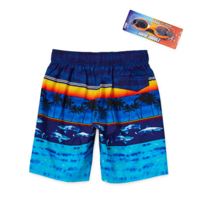 ZeroXposur Big Boys Above The Knee Board Shorts, Color: Ocean - JCPenney