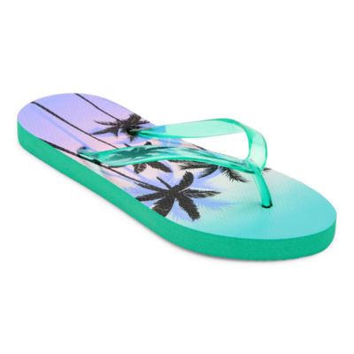 Mixit Womens Print Flip-Flops - JCPenney