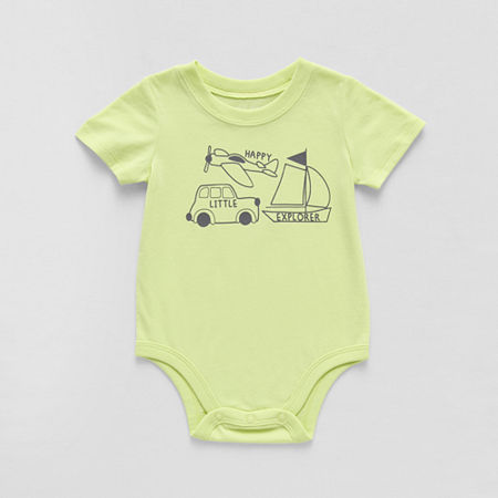 Click here for Okie Dokie Baby Boys Crew Neck Short Sleeve Bodysu... prices