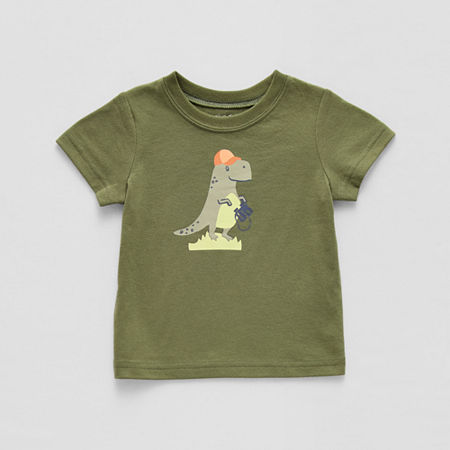 Click here for Okie Dokie Baby Boys Crew Neck Short Sleeve Graphi... prices