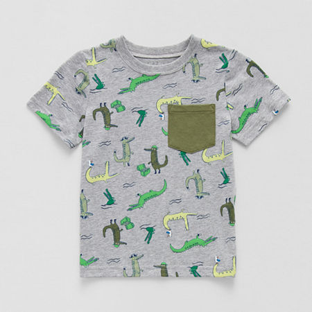 Click here for Okie Dokie Toddler & Little Boys Crew Neck Short S... prices