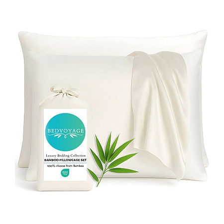 Click here for BedVoyage 300tc Rayon from Bamboo Pillowcases  One... prices