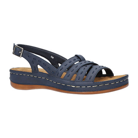 Easy Street Womens Kehlani Sandals - Navy