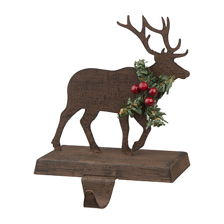 Click here for Glitzhome Wooden & Metal Reindeer Christmas Stocki... prices
