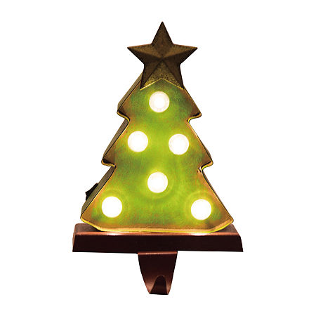Click here for Glitzhome 7.48 Marquee LED Tree Christmas Stocking... prices