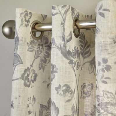 Saturday Knight Jackie Grommet Top Light-Filtering Single Curtain ...