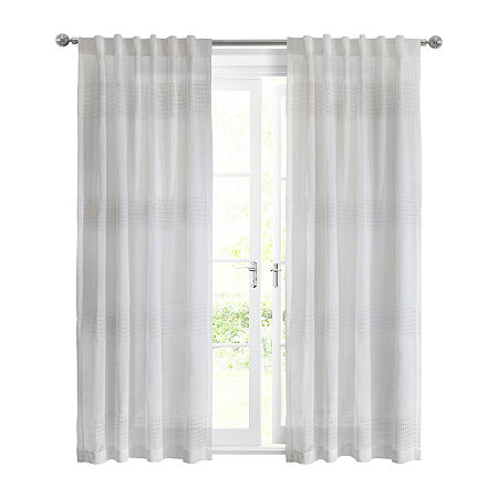 Click here for Commonwealth Lindsey Back Tab Curtain Panel - 52&#... prices