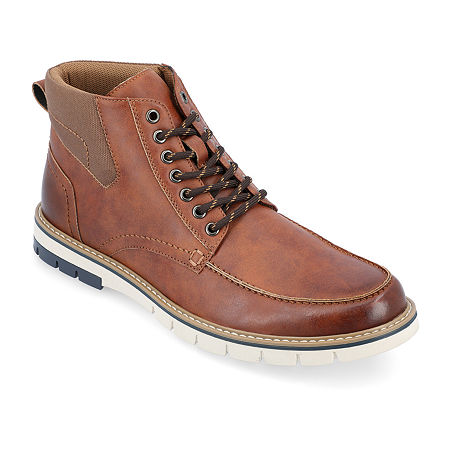 Click here for Vance Co Mens Dalvin Flat Heel Lace-Up Boots  10 1... prices