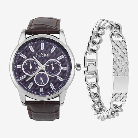 Click here for Jones New York Mens Analog Brown Polyurethane Stra... prices