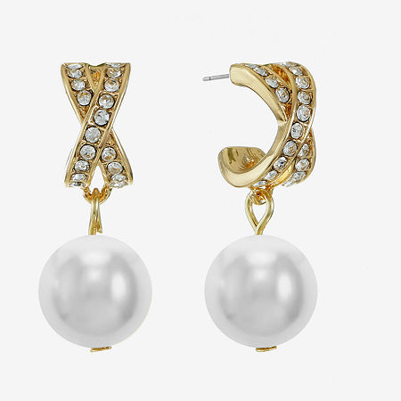 Click here for Monet Jewelry Womens Simulated Pearl Hypoallergeni... prices