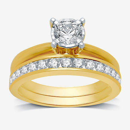 Click here for 1 CT. T.W. Natural Diamond Round Solitaire Bridal... prices