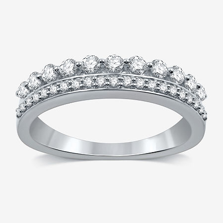 Click here for (H-I / I1) Womens 1/2 CT. T.W. Lab Grown White Dia... prices