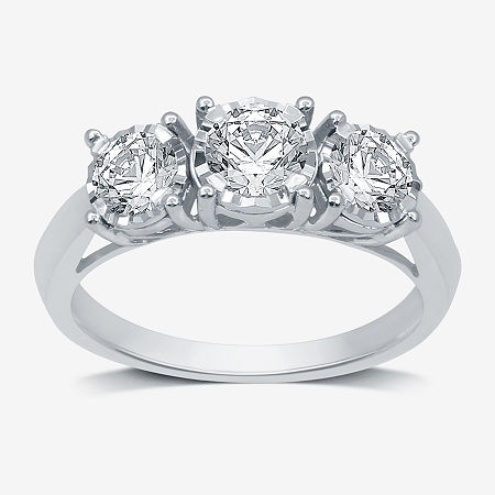 Click here for Love Lives Forever 1 CT.T.W. Natural Diamond 3-Sto... prices
