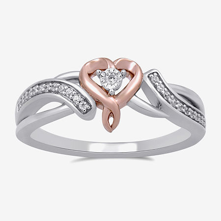 Click here for Hallmark Diamonds Womens 1/10 CT. T.W. Natural Whi... prices