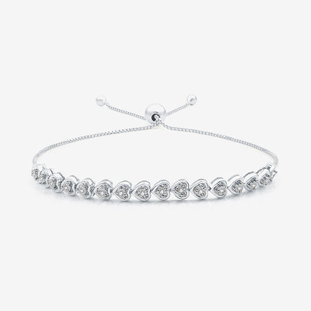 Click here for Womens 1/10 CT. T.W. Natural White Diamond Sterlin... prices