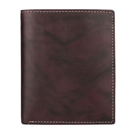 J. Buxton Mini Hunt Credit Card Folio Wallet - Brown