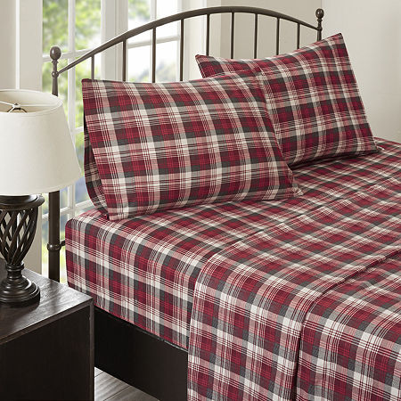 Click here for Woolrich Printed Flannel 4-Pc. Sheet Set  King - R... prices