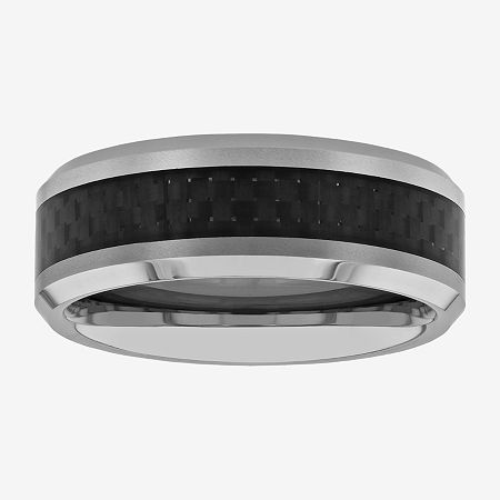 Click here for Mens 8MM Tungsten Anniversary Wedding Band  9  Whi... prices