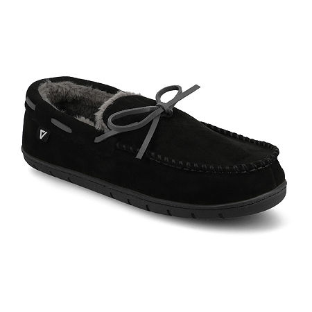 Click here for Vance Co Hayden Mens Slip-On Slippers  Medium  Bla... prices